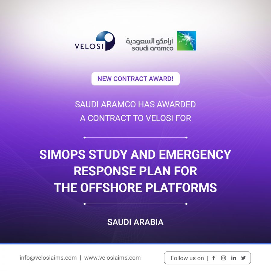 Saudi Aramco has awarded a contract to Velosi for the SIMOPS Study