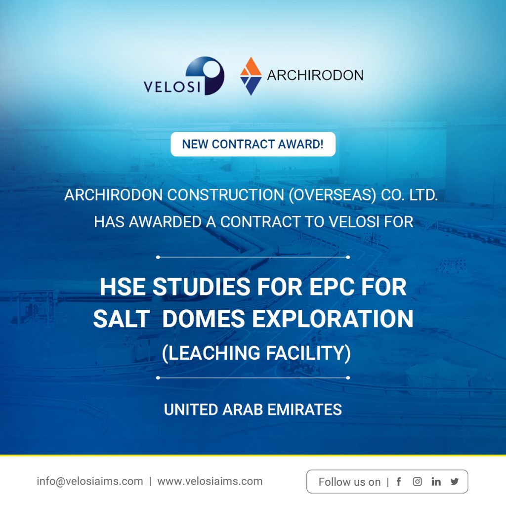 New Contract for HSE Studies for EPC for Salt Domes Exploration