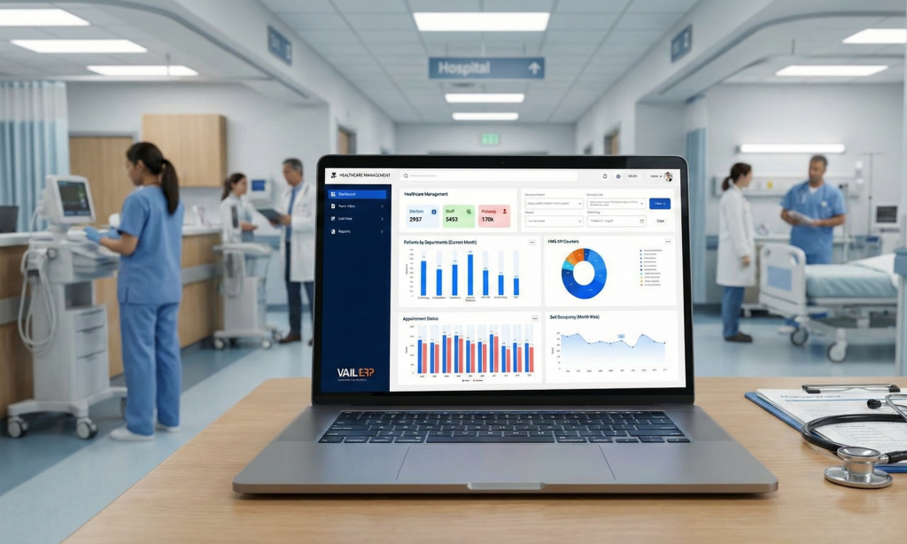 Hospital ERP Software (VAIL-ERP): Streamlining Clinical, Administrative ...